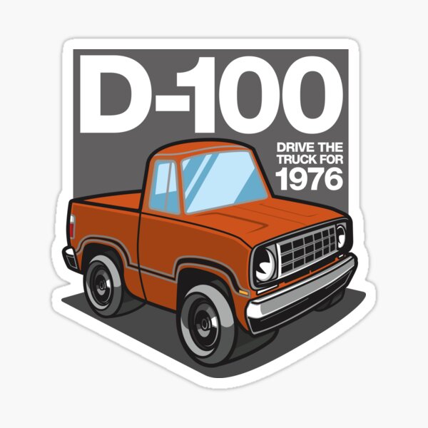 "Sunstone D100 - 1976" Sticker by jepegdesign | Redbubble