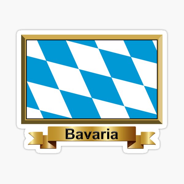 "Bavarian Flag Gifts, Stickers & Products (NL)" Sticker for Sale by ...