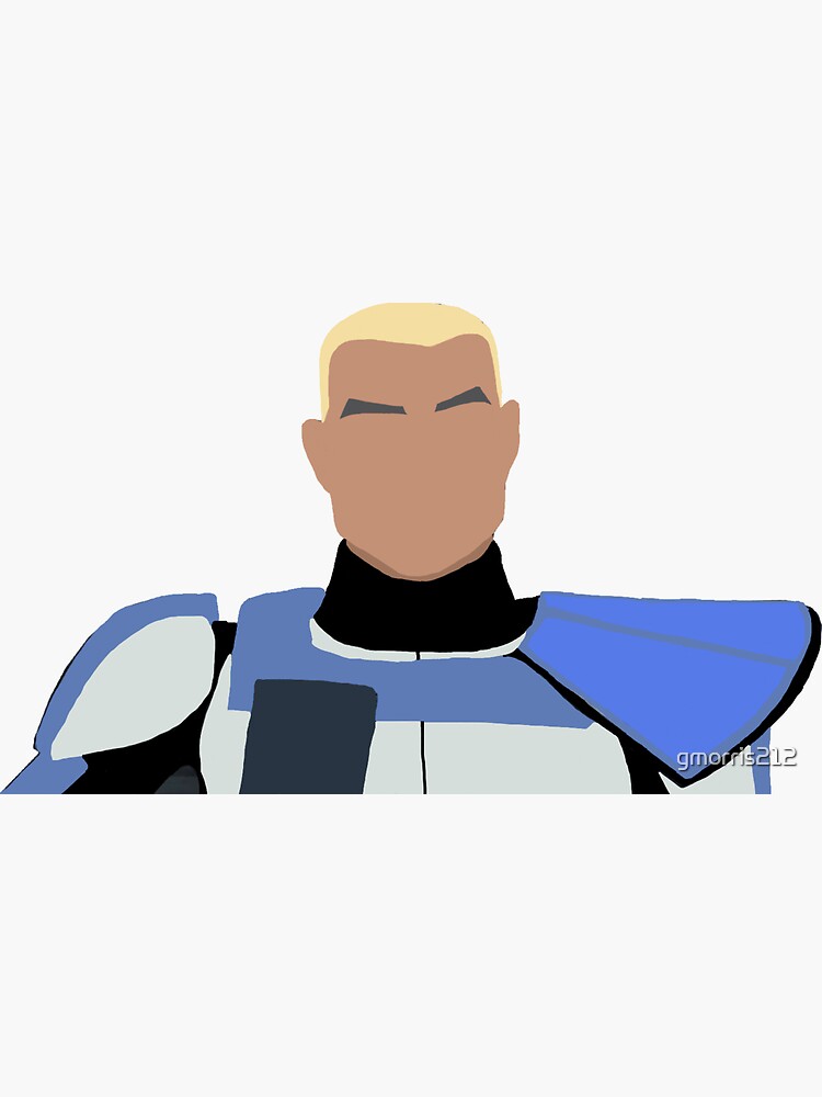 "cpt. Rex" Sticker by gmorris212 | Redbubble