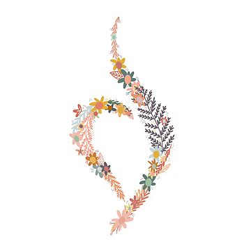 "Floral NEDA " Sticker for Sale by bnpuryear | Redbubble