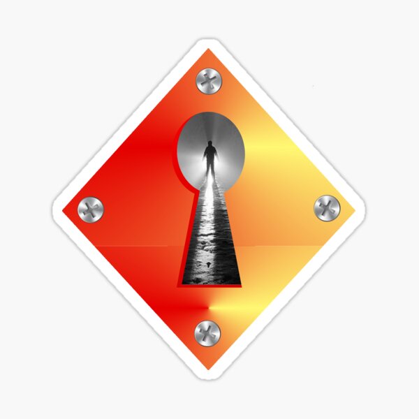 "Keyhole" Sticker for Sale by MarSteshka | Redbubble