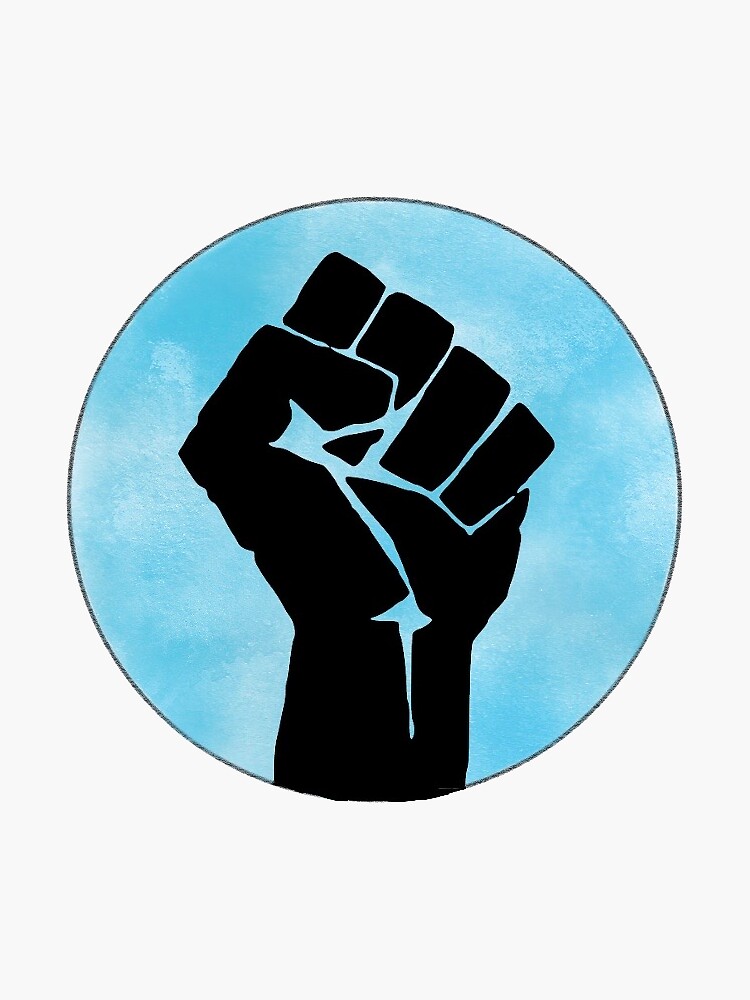 "blm fist " Sticker by mkessler730 | Redbubble