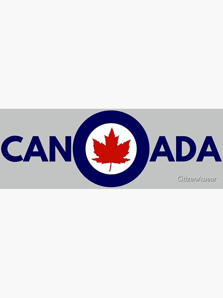 "Canada Classic RCAF Roundel" Canvas Print by CitizenAwear | Redbubble