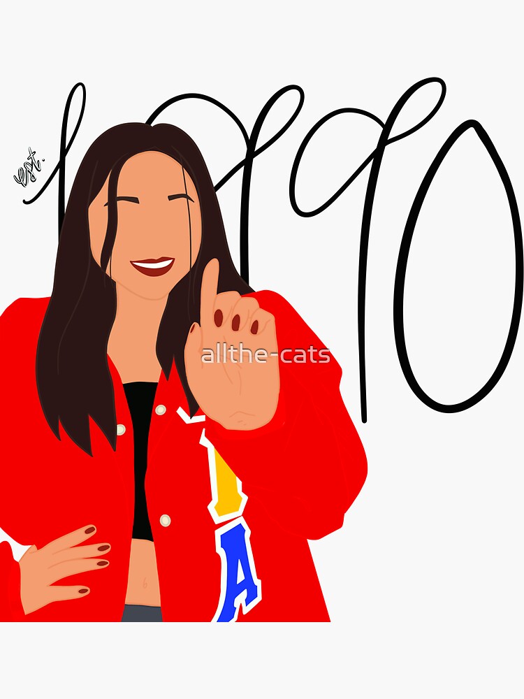 "SIA 1990 " Sticker for Sale by allthe-cats | Redbubble