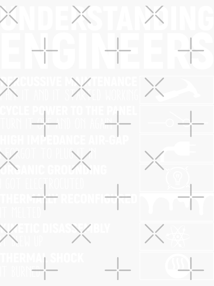 "Understanding Engineers" Sticker for Sale by lois7eunice | Redbubble