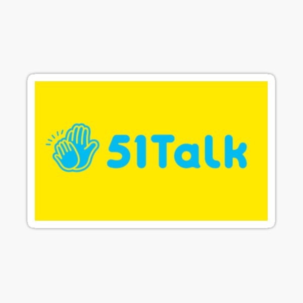 "51 Talk" Sticker for Sale by OlgaMK321 | Redbubble