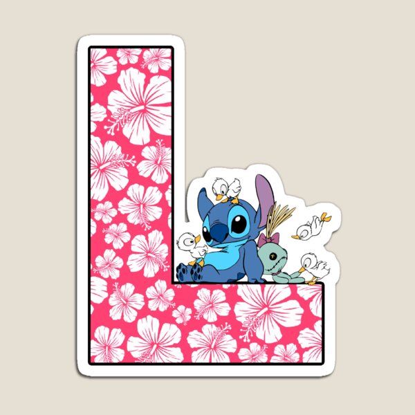 "Lilo & Stitch Letter L " Magnet for Sale by Lizettesotelo | Redbubble