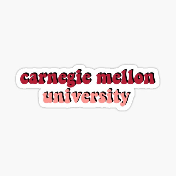 "Carnegie Mellon University Retro" Sticker for Sale by celinamajig ...