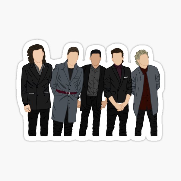 "One Direction " Sticker by alyssarester | Redbubble