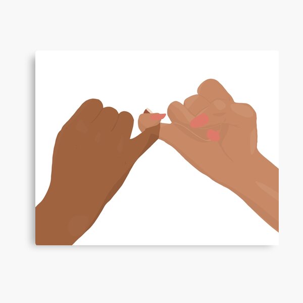 Pinky Promise Canvas Prints | Redbubble