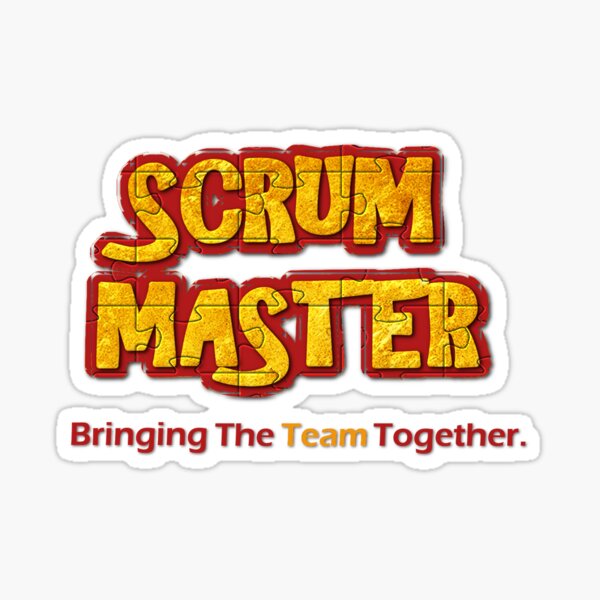 "Scrum Master Bringing the Team Together" Sticker for Sale by ...