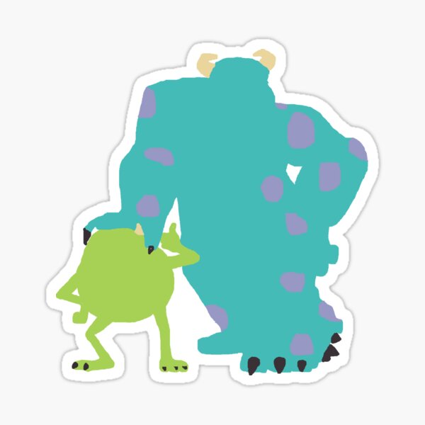 "Sully and Mike" Sticker for Sale by sjstickerss | Redbubble