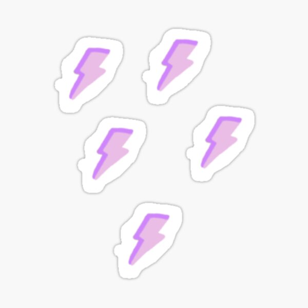 "Lightening sticker pack" Sticker for Sale by Pawsthetic | Redbubble