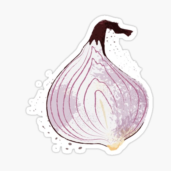 "Inside an Onion" Sticker by forindet | Redbubble