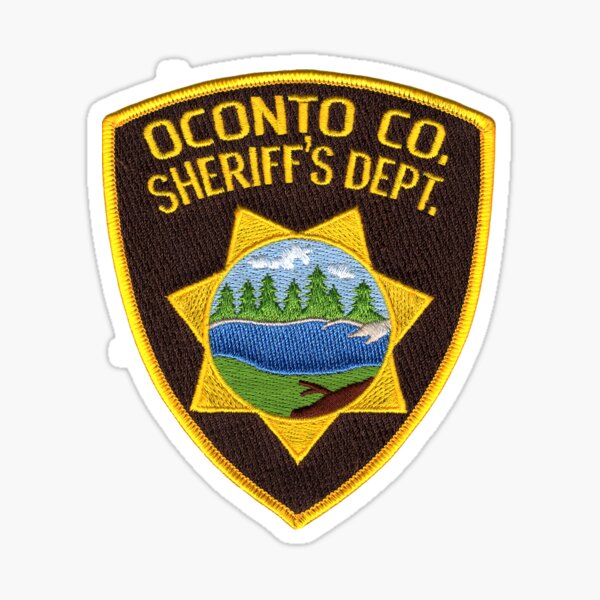 "Oconto County Sheriff's Office" Sticker for Sale by lawrencebaird ...