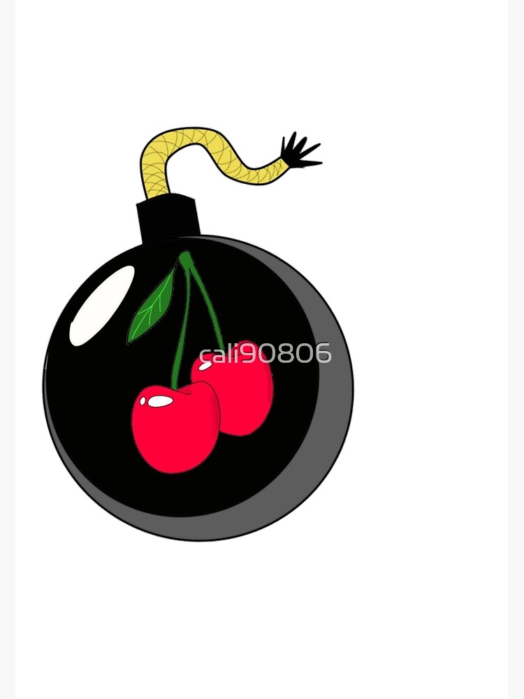 "Cherry bomb logo" Poster for Sale by cali90806 | Redbubble