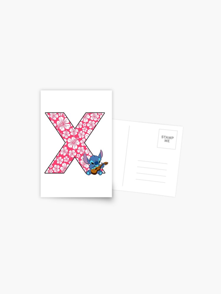 "Lilo & Stitch Letter X" Postcard for Sale by Lizettesotelo | Redbubble