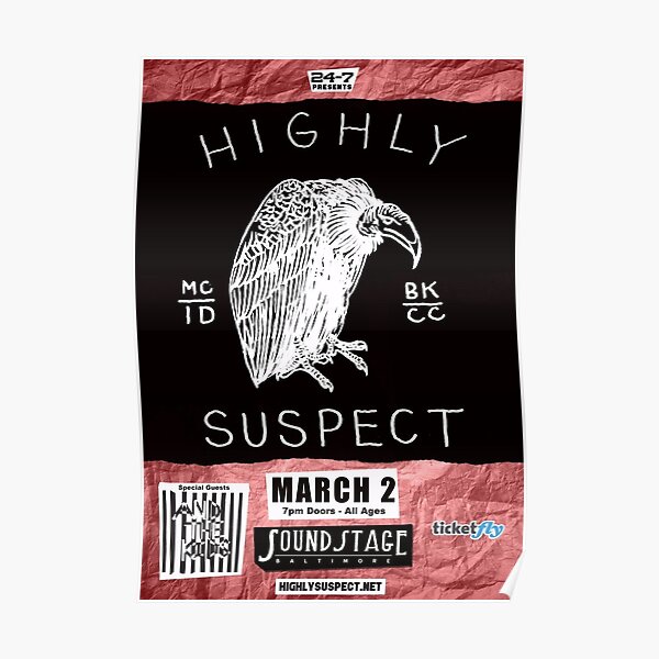 Highly Suspect Wall Art | Redbubble