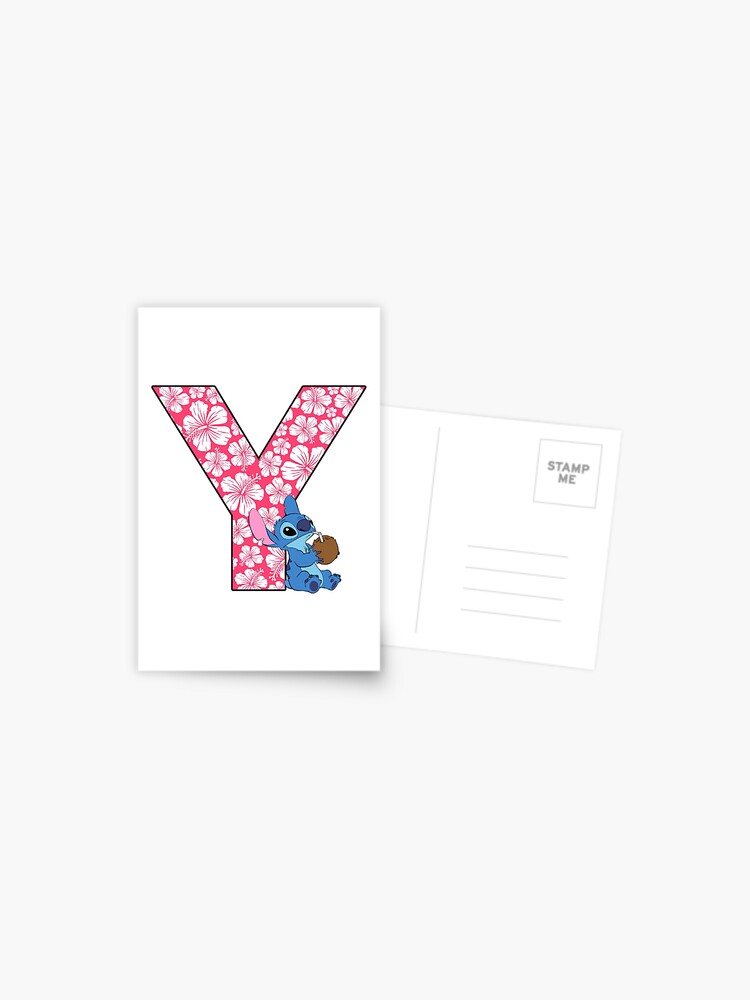 "Lilo & Stitch Letter Y" Postcard for Sale by Lizettesotelo | Redbubble