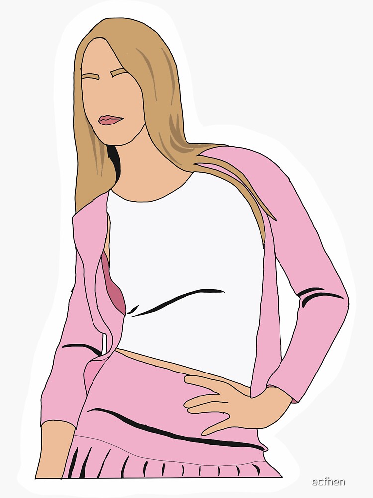 "regina george" Sticker by ecfhen | Redbubble