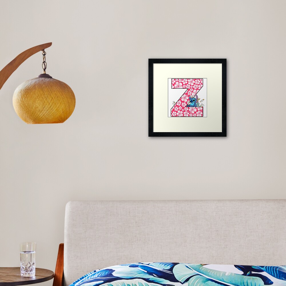 "Lilo & Stitch Letter Z" Art Print for Sale by Lizettesotelo | Redbubble