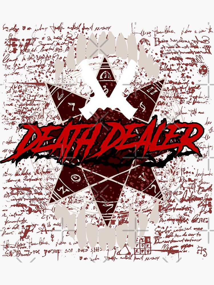"Death Dealer" Sticker by McPod | Redbubble