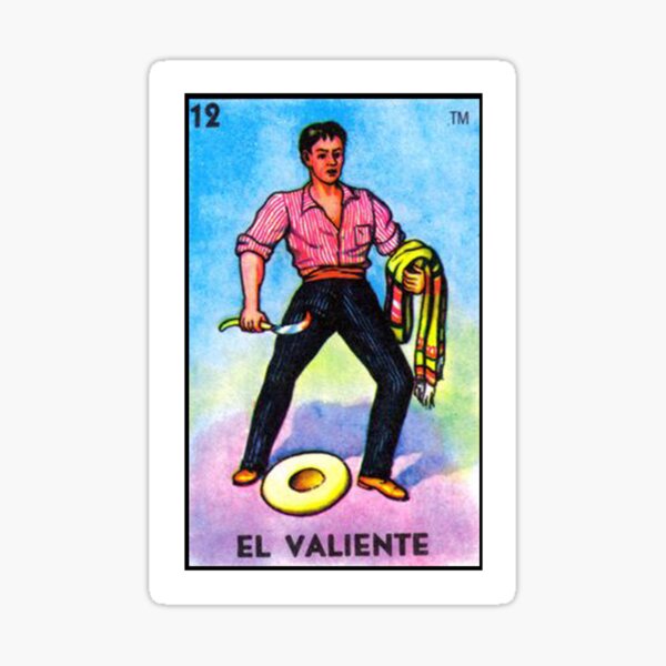 El Valiente Loteria Stickers | Redbubble
