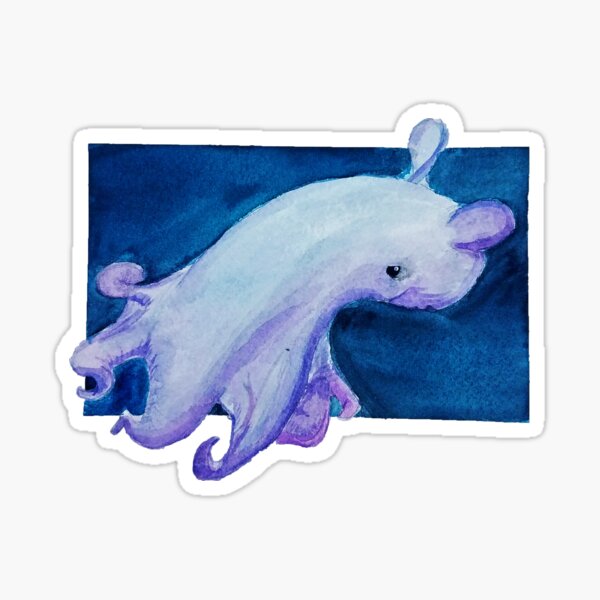 "Dumbo Octopus" Sticker for Sale by smabbq | Redbubble