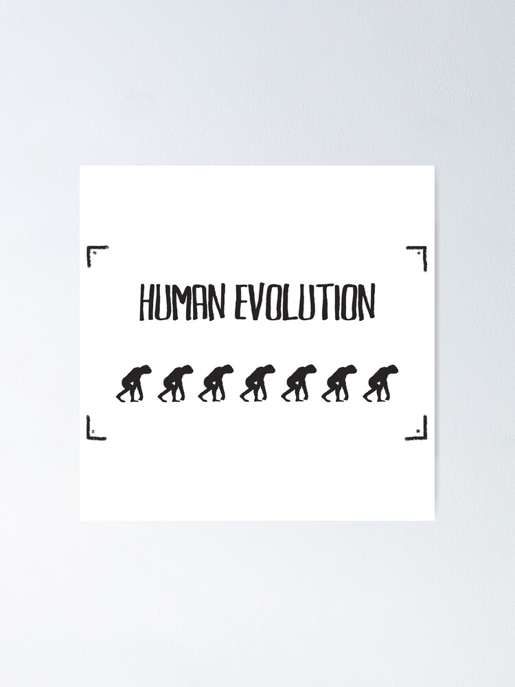 "Human Evolution" Poster for Sale by 300Spikes | Redbubble