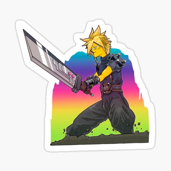 "Final Fantasy : S" Sticker for Sale by Lone-Wolf-Cub | Redbubble