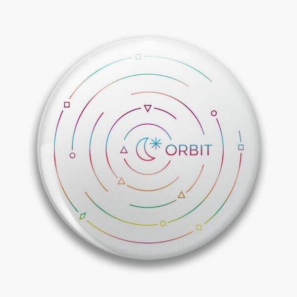 "LOONA'S Orbit Logo" Pin by cal-mnds | Redbubble