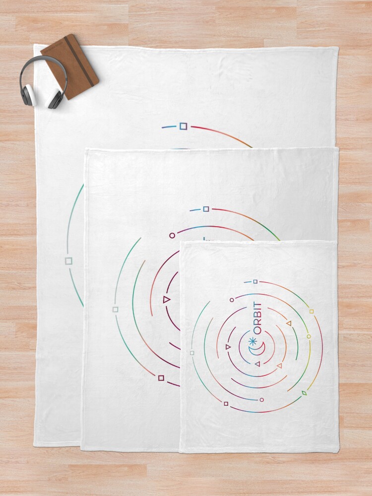 "LOONA'S Orbit Logo" Throw Blanket for Sale by cal-mnds | Redbubble