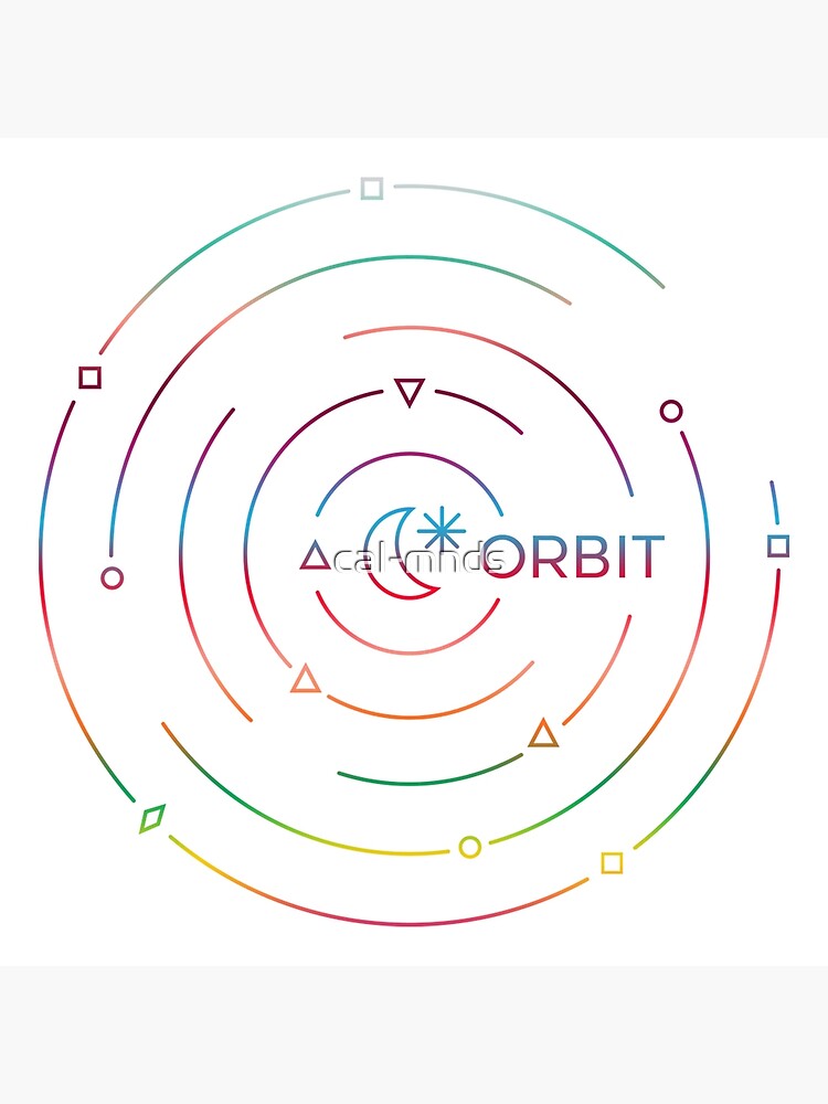 "LOONA'S Orbit Logo" Poster for Sale by cal-mnds | Redbubble