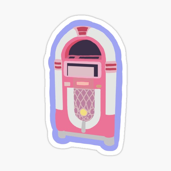 "Pink Jukebox" Sticker for Sale by Kayzie14 | Redbubble