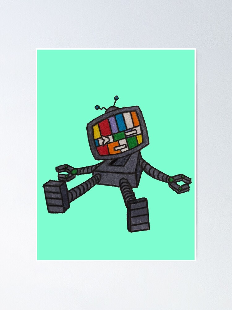 "outdated robot" Poster for Sale by nuclearpowerArt | Redbubble