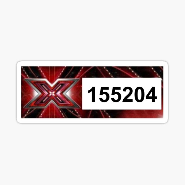 "Louis Tomlinson X Factor Audition Number" Sticker for Sale by mhj5503 ...