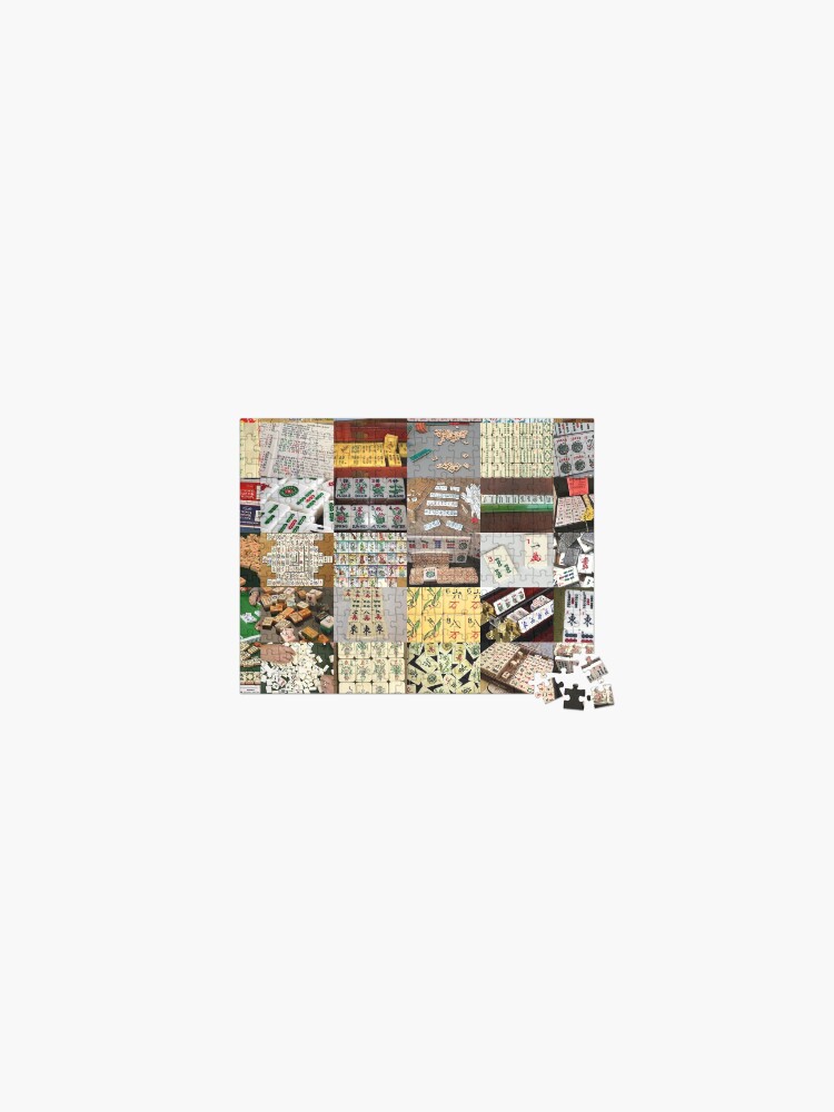 "Mahjong" Jigsaw Puzzle for Sale by Montage-Madness | Redbubble
