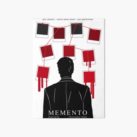 "Memento Movie Poster" Art Board Print by paskint | Redbubble