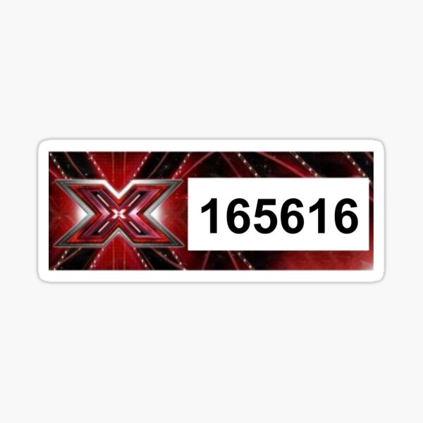 "Zayn Malik X Factor Audition Number" Sticker for Sale by mhj5503 ...