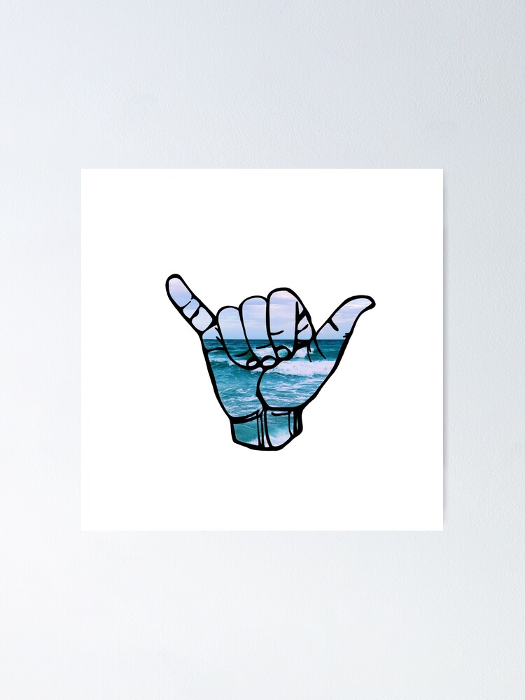 Póster « ¡Blue Ocean Shaka que está disponible en múltiples productos ...