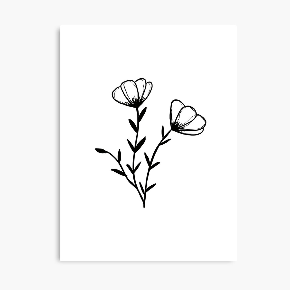 Stickers Minimalist Flower Sticker Stickers, Labels & Tags etna.com.pe