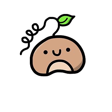"lil bean" Sticker for Sale by BundleofBeans | Redbubble