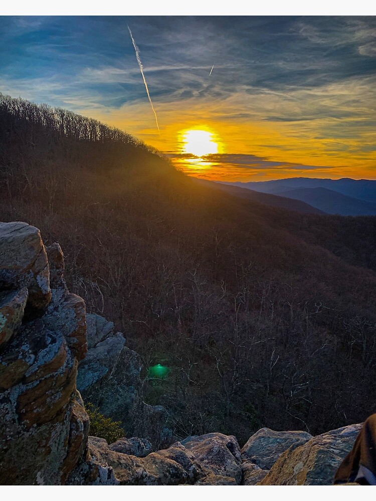 "Sunset from Humpback Rocks" Poster by elizab3thaf | Redbubble