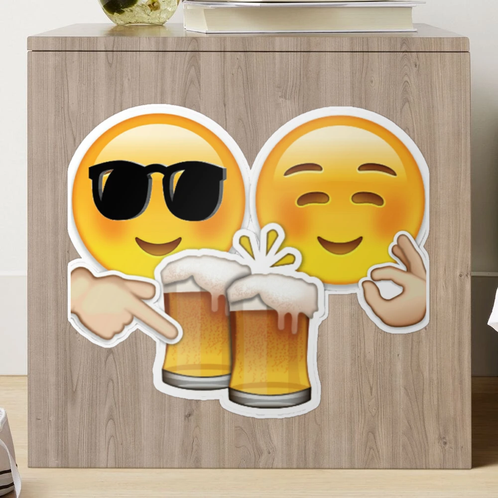Emoji Soleil Bière