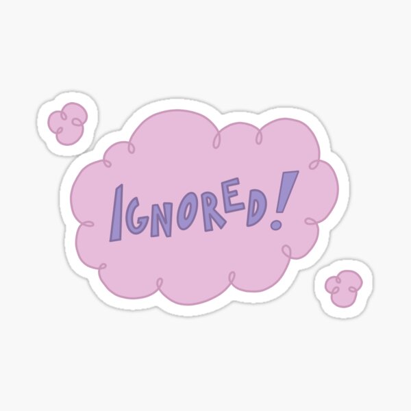 "Ignored! Magic godfather smoke cloud" Sticker for Sale by Jaraya ...