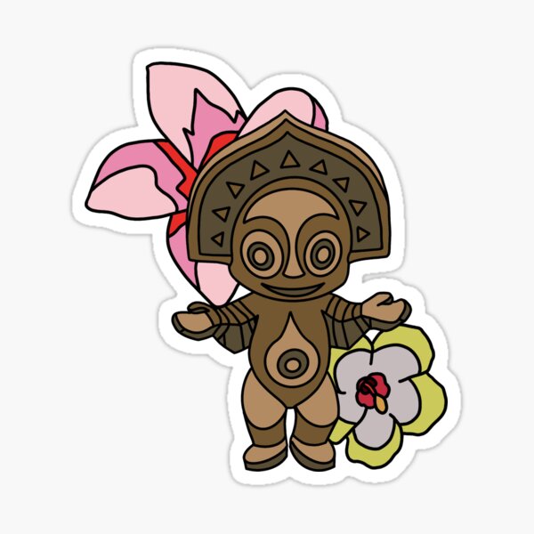 "Polynesian Statue" Sticker for Sale by awilk99 | Redbubble