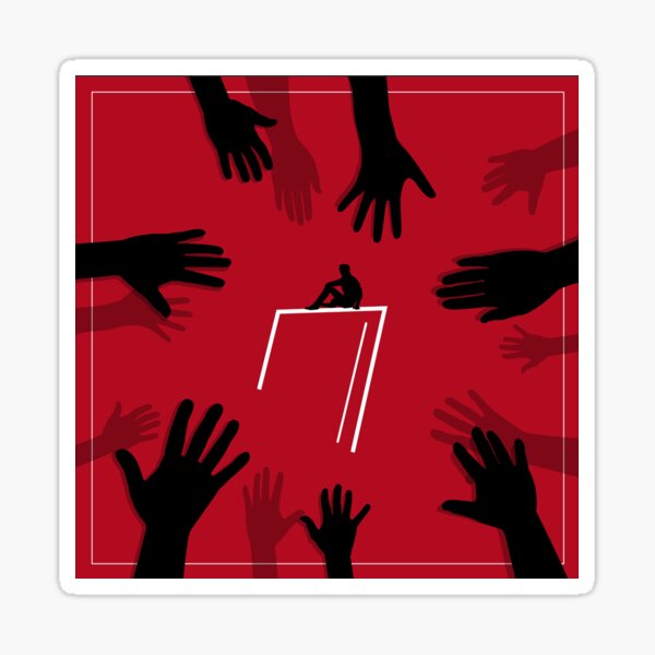 "BTS SHADOW " Sticker by courtliza | Redbubble