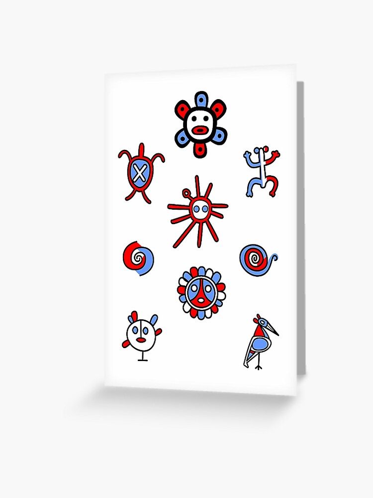 Quotsol Taino Puerto Rico Flag Colors Boricuaquot Greeting Card Taino
