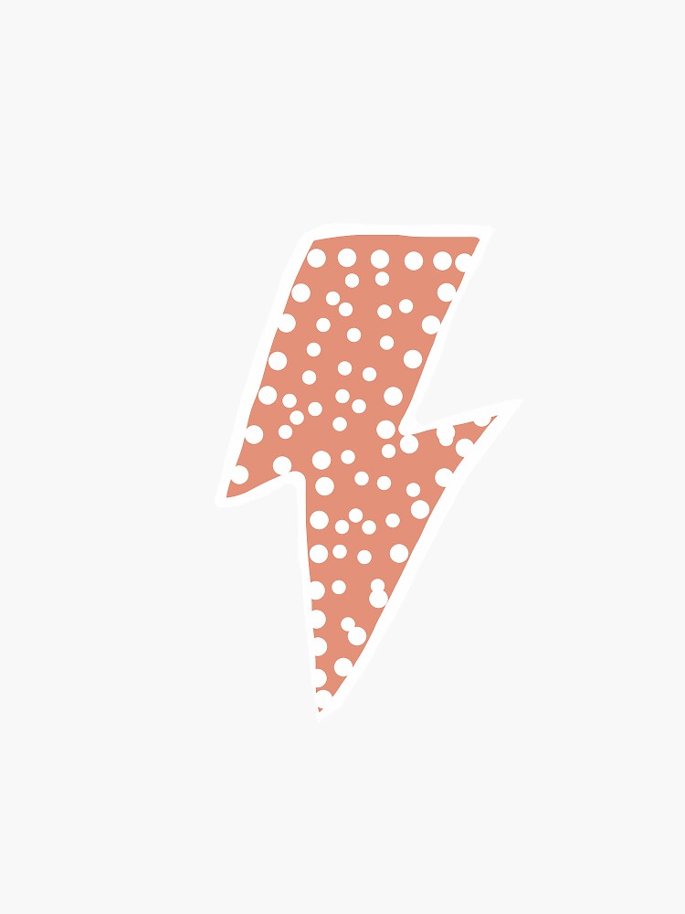 "Aesthetic Lightning bolt sticker" Sticker by Jujuisawsome | Redbubble
