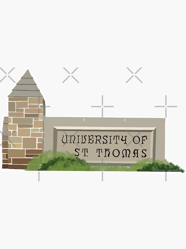 "UST SIGN " Sticker for Sale by marissametzler | Redbubble